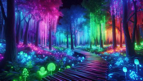 Rainbow Forest By Purpleladylou On Deviantart