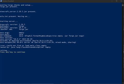 Error While Starting The Server · Issue 73 · Wizelf402permafrost · Github
