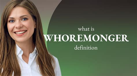 Whoremonger WHOREMONGER Meaning YouTube