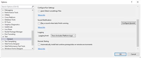 First Unit Test Console Entry Causes Vs Test Explorer Warning · Issue