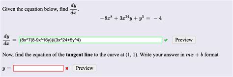 solved dy use implicit differentiation to find without first