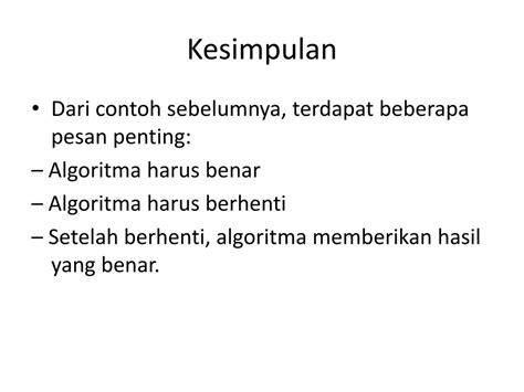 Ppt Algoritma Pemrograman Pengantar Algoritma Powerpoint
