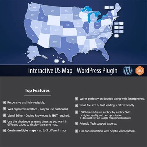 interactive us map wordpress plugin wp starter pack