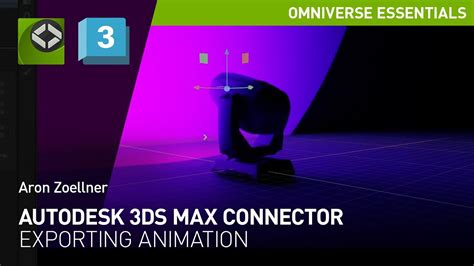 Exporting An Animation From Autodesk 3ds Max Connector To Omniverse Usd