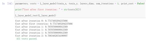 week 4 assignment 2 l layer model neural networks and deep learning