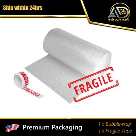 Premium Wrapping Packaging Protection Bubble Wrap And Fragile Tape