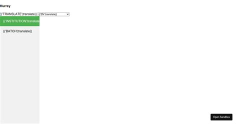 Angular Translate Examples CodeSandbox