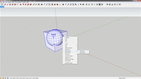 Quick Tip Intersect Faces In Sketchup — Mike Lee