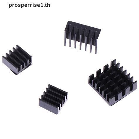 [ppth] ฮีทซิงค์ระบายความร้อน Cpu Ram Lan Usb อลูมิเนียม สําหรับ Raspberry Pi 4b [motor] Shopee