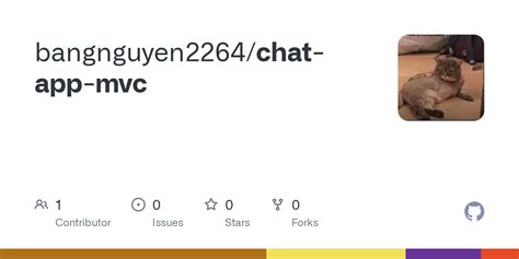 Github Bangnguyen2264chat App Mvc
