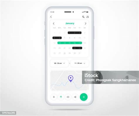 모바일 앱 캘린더 플래너 개념 약속 캘린더 템플릿 ui ux 스마트폰 일정 일정 일정 일정 연간 계획 회의 애플리케이션 캘린더