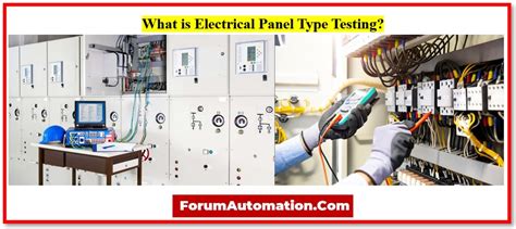 What Is Electrical Panel Type Testing Electrical Industrial