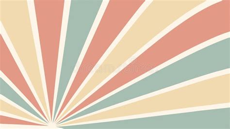 Radial Sunburst Pattern Design With Multi Color Stripes Dynamic Visual
