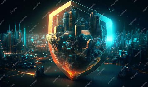 Premium Photo Innovations In Cyber Cloud Security To Protect Sensitive Smart City Data And