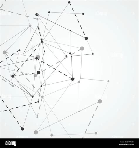 Abstract Polygonal Background Connecting Dots And Lines Stock Vector Image And Art Alamy