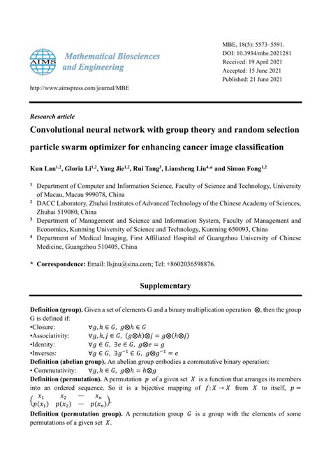 Pdf Convolutional Neural Network With Group Theory And Random