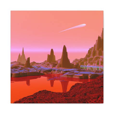 Ruby Red Horizons Wondr Ai Ai Print On Demand Products