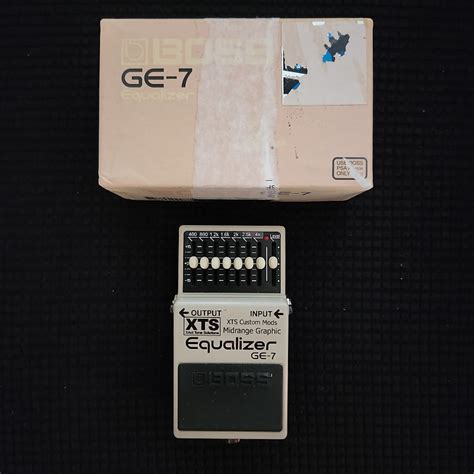 Boss Ge 7 Eq Pedal Wxts Custom Midrange Mod Reverb