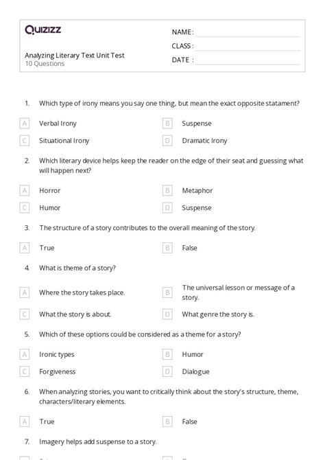 50 Analyzing Text Structure Worksheets On Quizizz Free And Printable