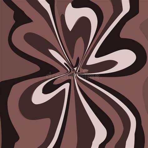 Brown Abstract Wave Design Element Background Vector Stock Vector