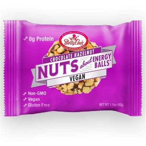 Betty Lous Chocolate Hazelnut Energy Balls Vegan Gluten Free Non