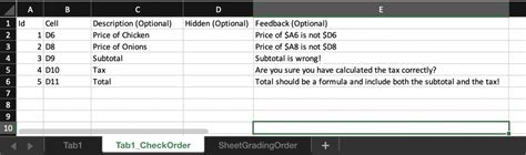 Automatic Grading Of Spreadsheet Assignments