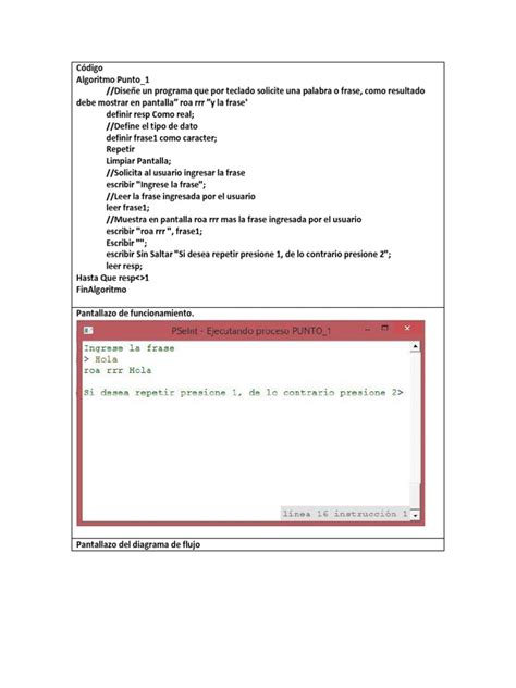 Pseint Taller1 Pdf Algoritmos Programa De Computadora