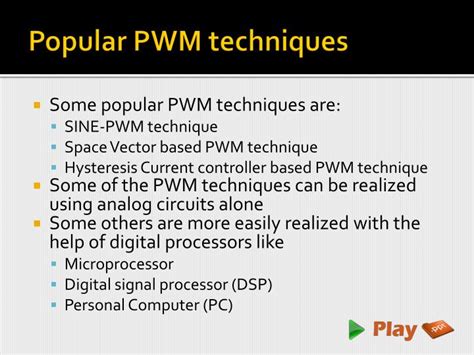 ppt pwm pulse width modulation powerpoint presentation id 3459045