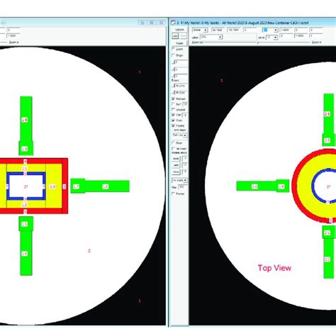 3 D View Of Modelled Nuclear Container In Mcnpx Via Mcnpx Visual Editor Download Scientific
