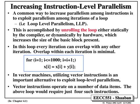 Ppt Pipelining And Exploiting Instruction Level Parallelism Ilp