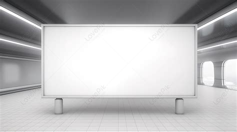 3d로 지하철역에 표시된 넓은 수평 광고판 수평의 배경 빈 기호 배경 통로 배경 이미지 Hd 수평의 빈 기호 통로 배경 사진 무료 다운로드 Lovepik