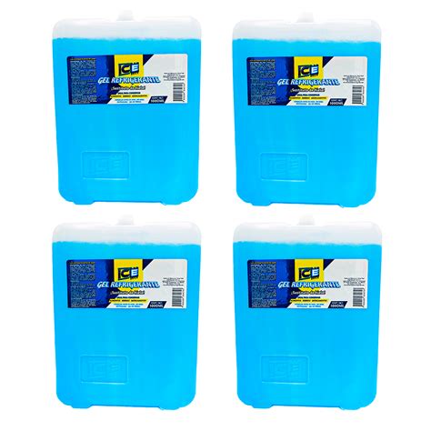 Gel Refrigerante Ice Brick 1000 Ml Paquete De 4 Piezas Bodega Aurrera