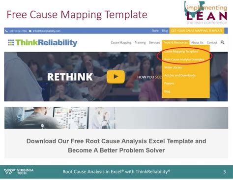 Root Cause Analysis With Thinkreliability® Pdf