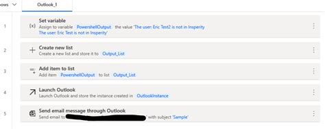 multi line variable inserted into email as single power platform