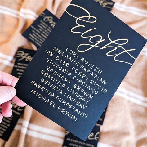 Table Assignment Etsy