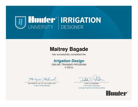 maitrey bagade on linkedin irrigationdesign hunteruniversity continuouslearning sustainability…