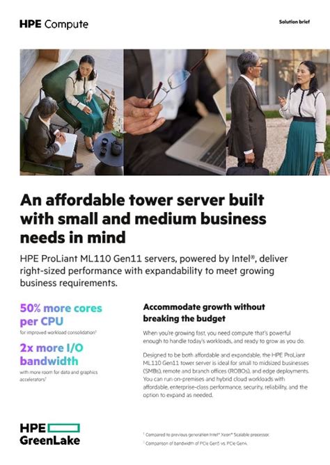 Boost Your Workloads With Hpeproliant Ml110 Gen11 Masazumi Koga Posted On The Topic Linkedin