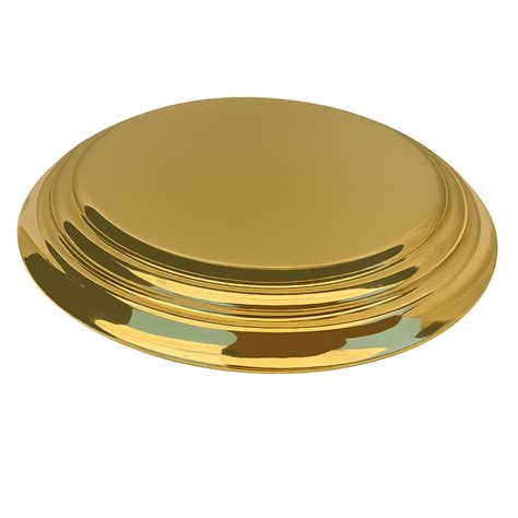 Brass Display Base 9 With 8 Dome Recess Limited Stock Closeout