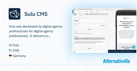 Sulu Cms The Ideal Combination Of Php Developer Experience And Agency