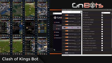 [Updated 2022] Clash of Kings Farm Bot - Run UNLIMITED Accounts! - YouTube
