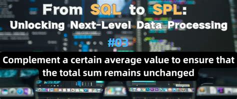 Complement A Certain Average Value To Ensure That The Total Sum Remains