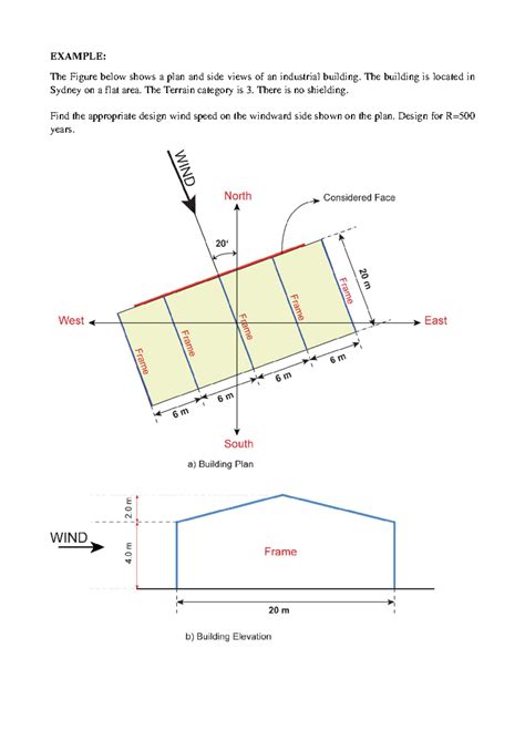Design Wind Speed Calculation For Industrial Building Eng 7 72 Studocu