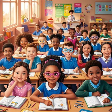 Activities Classroom With Students Class Attending School Premium Ai Activities Classroom With Students Class Attending School Premium Ai