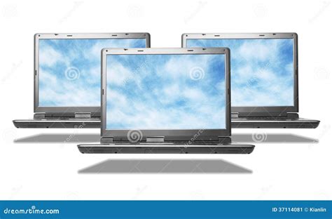 Cloud Computing Stock Image Image Of Notebook Device 37114081