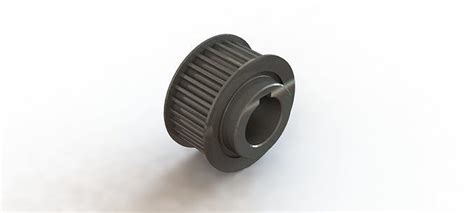 Polia Sincronizadora Synchronizing Pulley Schneider 28 5m 15 3d Model