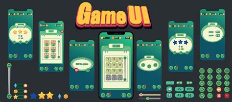 Game UI Kit Vector Vector Art At Vecteezy