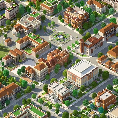 Residential Areas Premium Ai Generated Image