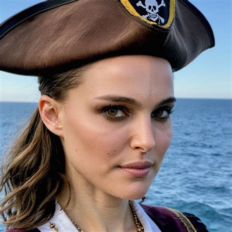 Instagram Iphone Portrait Photo Of Natalie Portman Wearing A Pirate