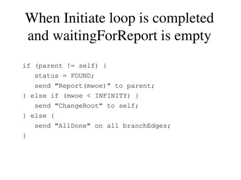 Ppt Distributed Minimum Spanning Tree Gallagher Humblet Spira 1983