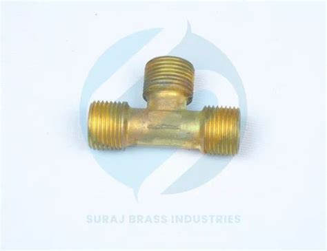 Threaded Brass Tee For Plumbing Gas Chemical At Rs 100piece In Jamnagar